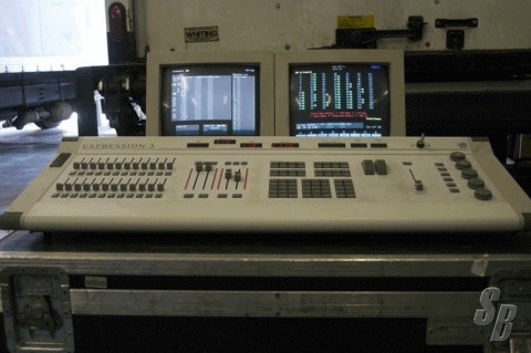 Listing - ETC EXPRESSION 3 800 3 DMX UNIVERSE 1536 PATCH CONSOLE ...