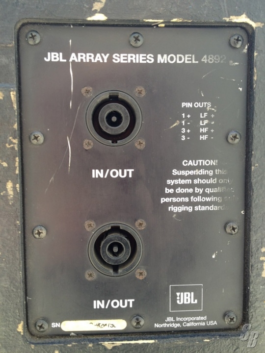 Listing - 2 JBL 4892 WITH FLY FRAMES - Detail - SPEAKERS - SoundBroker.com