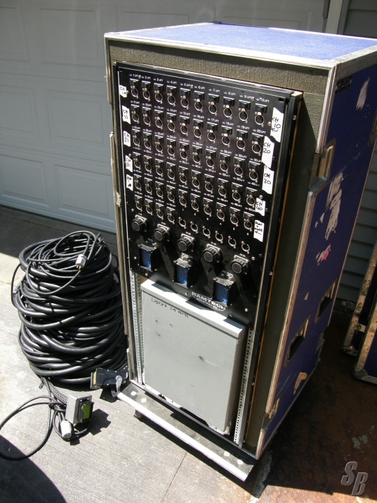 Listing - MACKIE 40-8/OUTBOARD RACK/48X6 RAMTECH 3-WAY SPLIT SNAKE ...