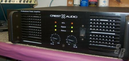Listing - CREST 8002 AMPLIFIERS, GOOD LOOKING AND WORKING CONDITION ...