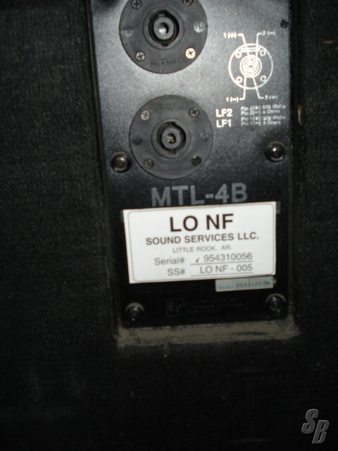 Listing - EV MTL-4. ONE PAIR AVAILABLE. - Detail - SPEAKERS ...