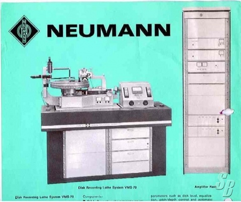 Listing - NEUMANN VMS 70 LATHE - Detail - CONSOLE/RECORDING ...