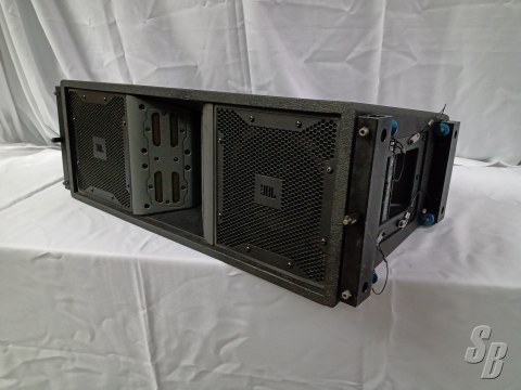 For Sale - JBL VERTEC VT4887 LINE ARRAY SPEAKERS (LOT OF 12 SPEAKERS W/FRAMES & DUAL CASES ...