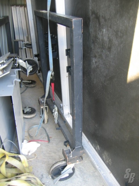Listing - 20 WENGER VERSALITE STAGE PANELS, 2 SETS LEGS & CARTS ...