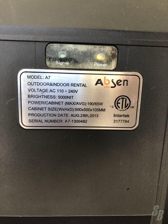 Listing - ABSEN LED VIDEO WALL A-7 PANELS - Detail - VIDEO LED WALLS ...