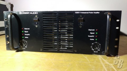 Listing - CREST AUDIO 10001 POWER AMPLIFIER (15,000W @ 2OHM BRIDGED ...