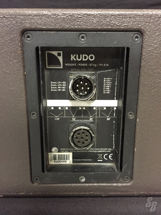 Listing - L'ACOUSTICS KUDO SPEAKER LINE ARRAY - Detail - SPEAKERS/LINE ARRAY - SoundBroker.com