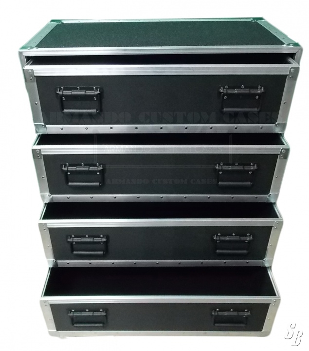 Listing - 4 DRAWERS WORKBOX CUSTOM HEAVY DUTY ATA FLIGHT CASE USA MADE ...