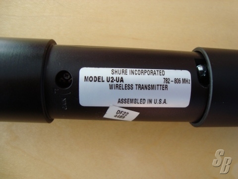Listing - SHURE U2/58 WIRELESS TRANSMITTER - Detail - MICROPHONES ...