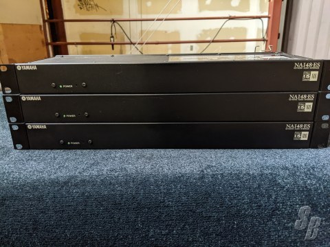 For Sale - COMPLETE 48 CH. YAMAHA ETHERSOUND DIGITAL ROUTING SYSTEM ...