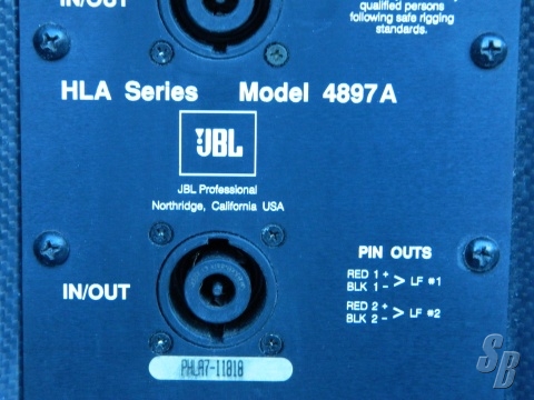 Listing - JBL HLA 16 BOXES (8 X 4895 & 8 X 4897A) - Detail - SPEAKERS ...
