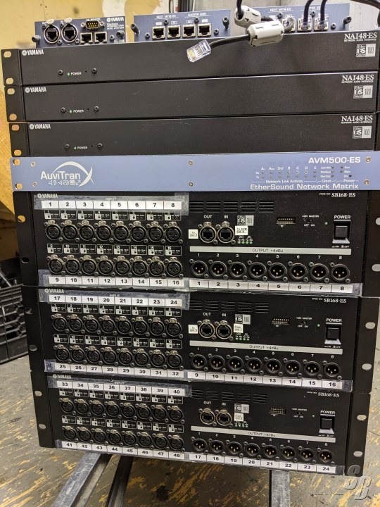 Listing - COMPLETE 48 CH. YAMAHA ETHERSOUND DIGITAL ROUTING SYSTEM ...