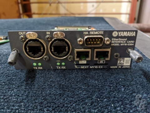 Listing - COMPLETE 48 CH. YAMAHA ETHERSOUND DIGITAL ROUTING SYSTEM ...