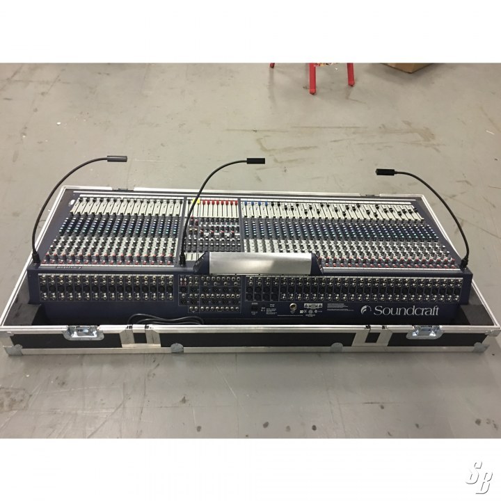 Listing - SOUNDCRAFT GB8 40-CHANNEL ANALOG MIXER W/ ROAD CASE - Detail ...
