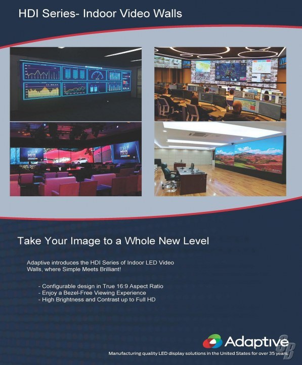 For Sale - ADAPTIVE DISPLAY SOLUTIONS HDI 3.8MM PITCH 16:9 ASPECT RATIO ...