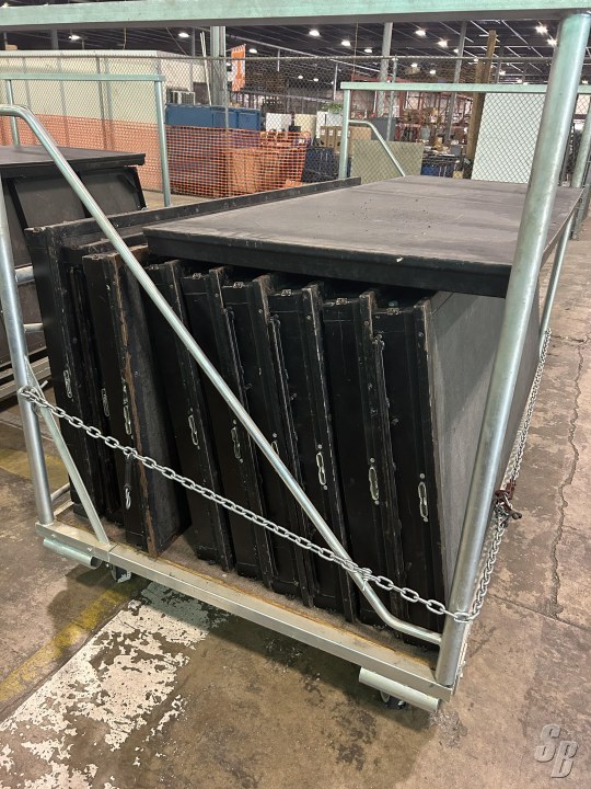 For Sale - SICO MOBILE FOLDING STAGE SETUP DECKS W/LEGS, HANDRAILS AND ...