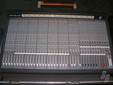 Listing - CREST X8 FOH OR MON CONSOLE (1998) SN#9800003, 24 MONO + 4 ...
