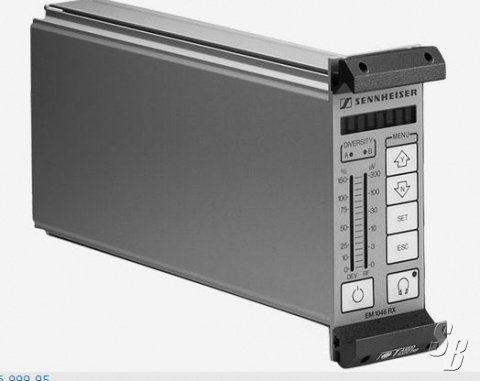 Listing - SENNHEISER EM1046MF CHASSIS FOR 5000 SERIES MODULAR RECEIVER ...
