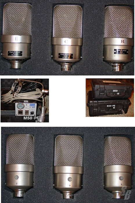 Listing - NEUMANN M50 CONDENSER MICROPHONES IS AN OMNI-DIRECTIONAL ...