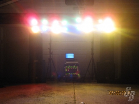 Listing - 16 AMERICAN DJ PAR 38 CANS W/ DIMMER PACKS, CONTROLLER ...